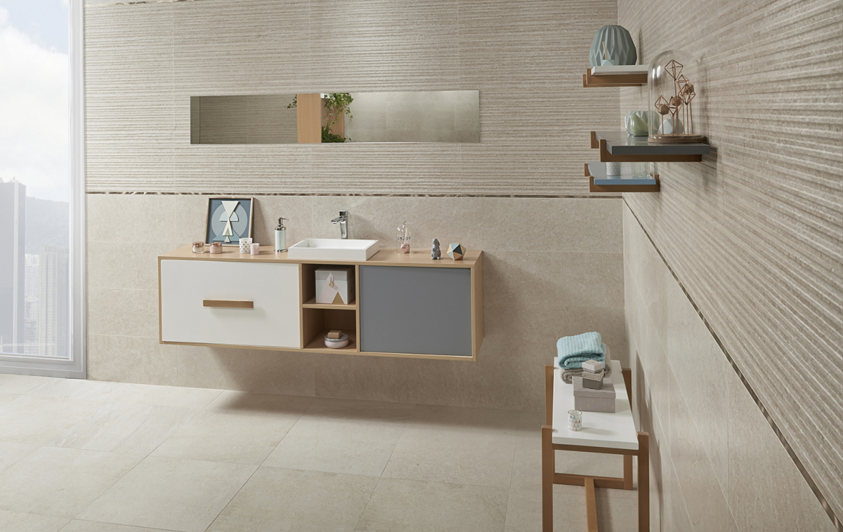 Natural finish Ceramic Tiles- IBERO