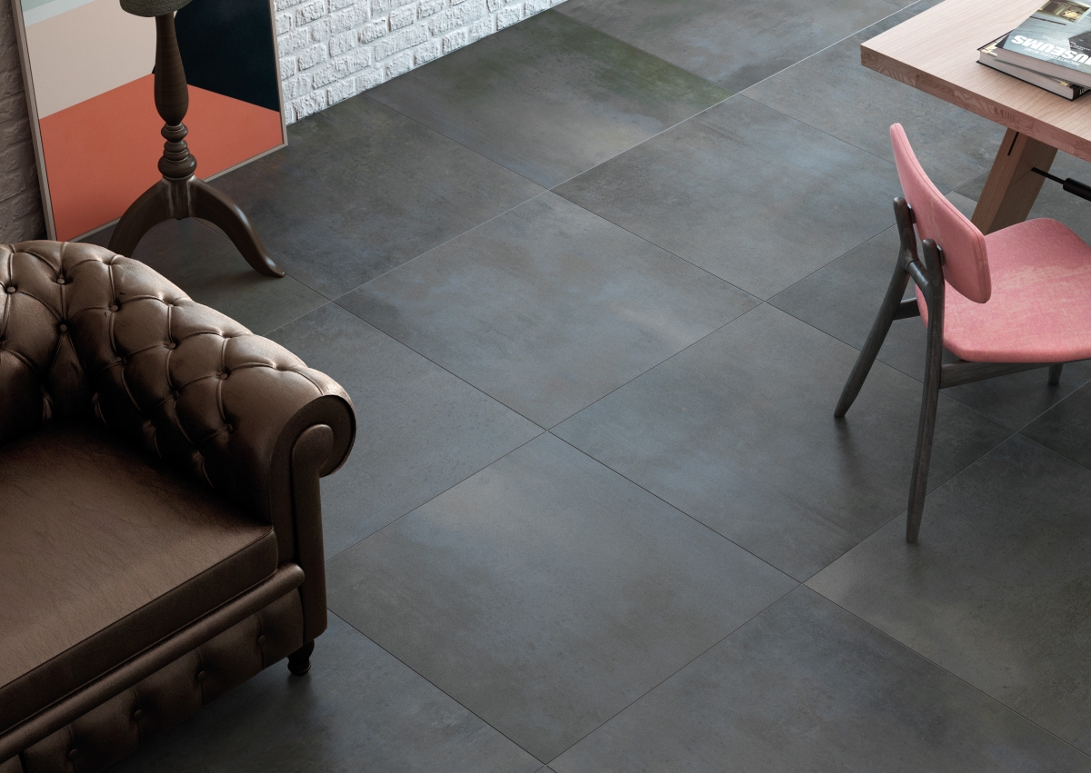Anthracite color Ceramic Tiles - IBERO
